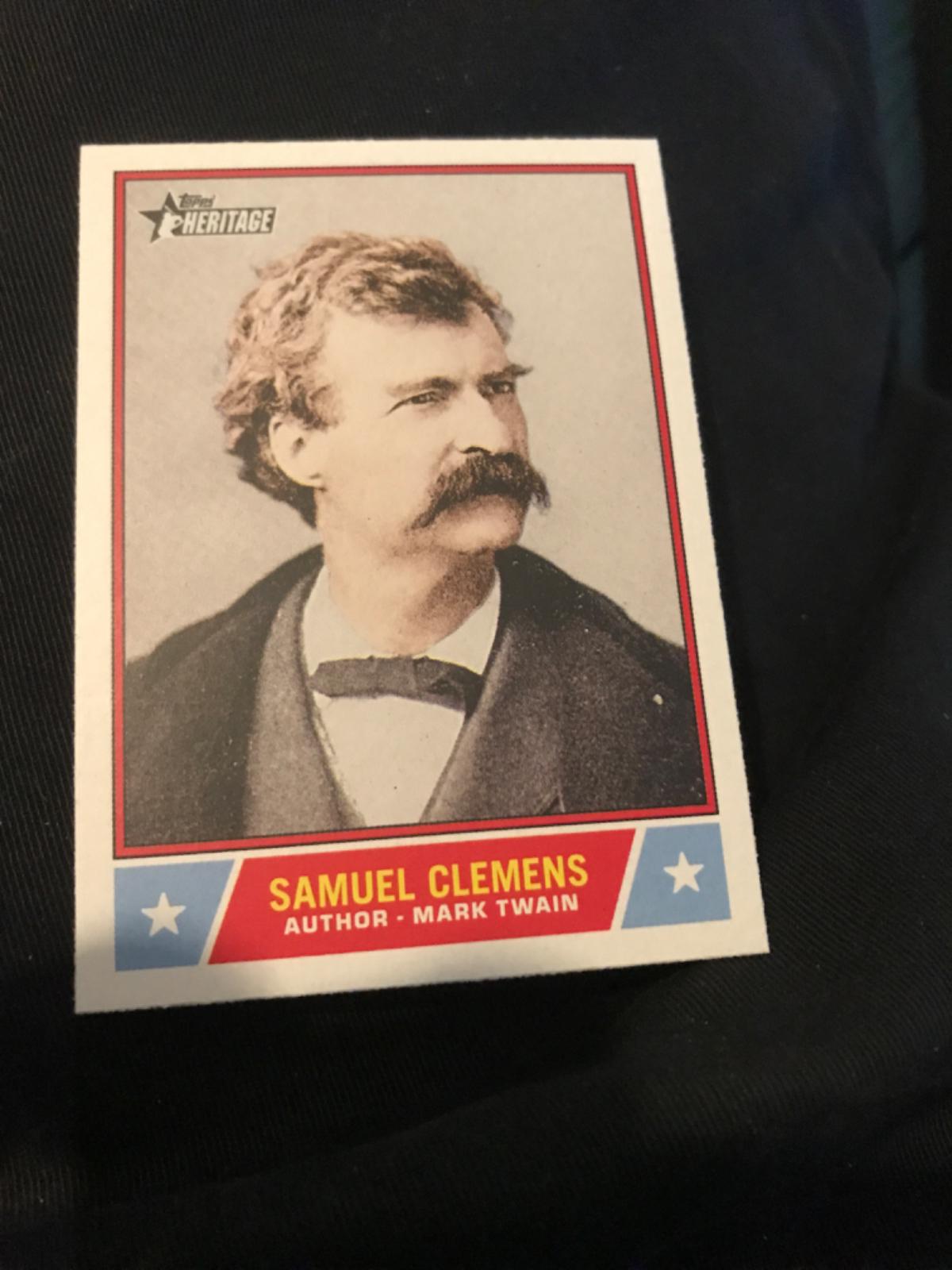 Samuel Clemens #NS-25 Prices | 2025 Topps Heritage Notable American ...