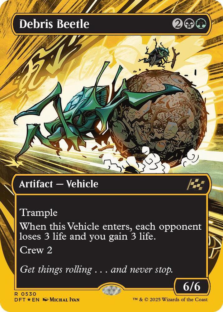 Debris Beetle [First Place Foil] #530 Prices | Magic Aetherdrift ...