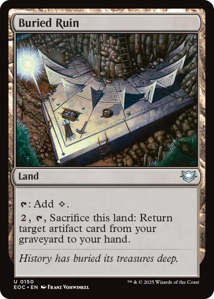 Buried Ruin #150 Prices | Magic Edge of Eternities Commander | Magic Cards