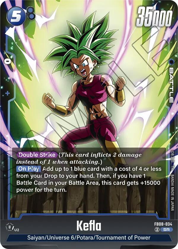 Kefla FB08-034 Prices | Dragon Ball Fusion World Saiyan's Pride ...