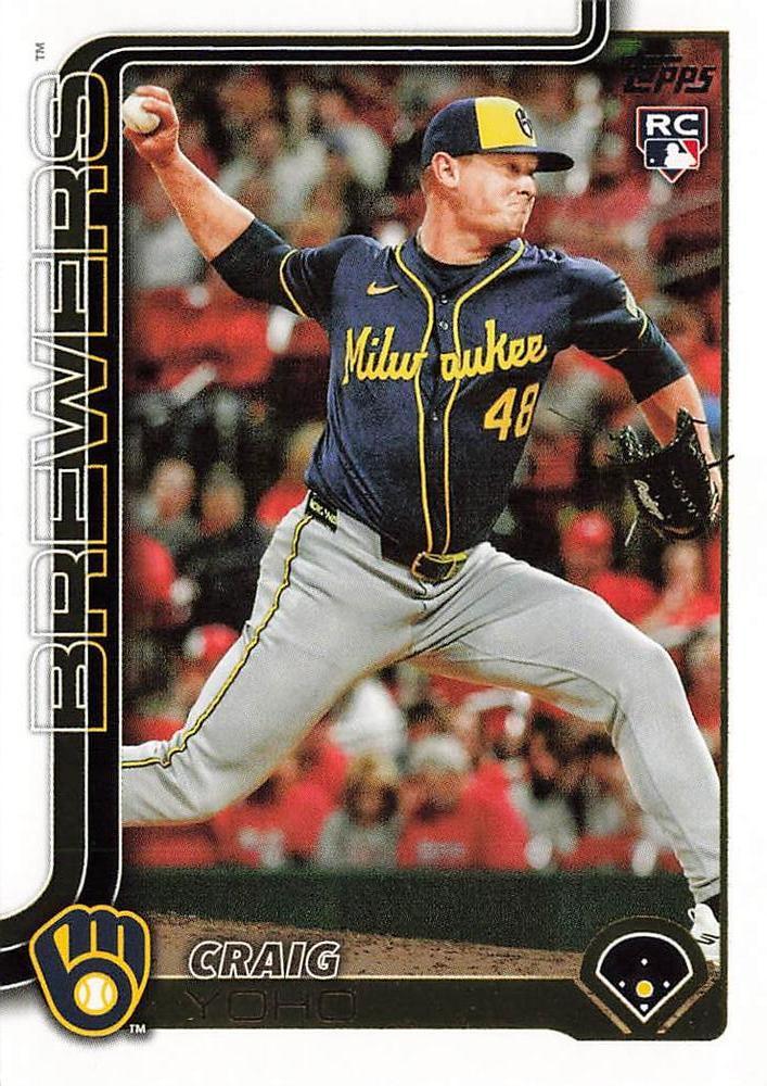Craig Yoho #US261 Prices [Rookie] | 2025 Topps Update | Baseball Cards