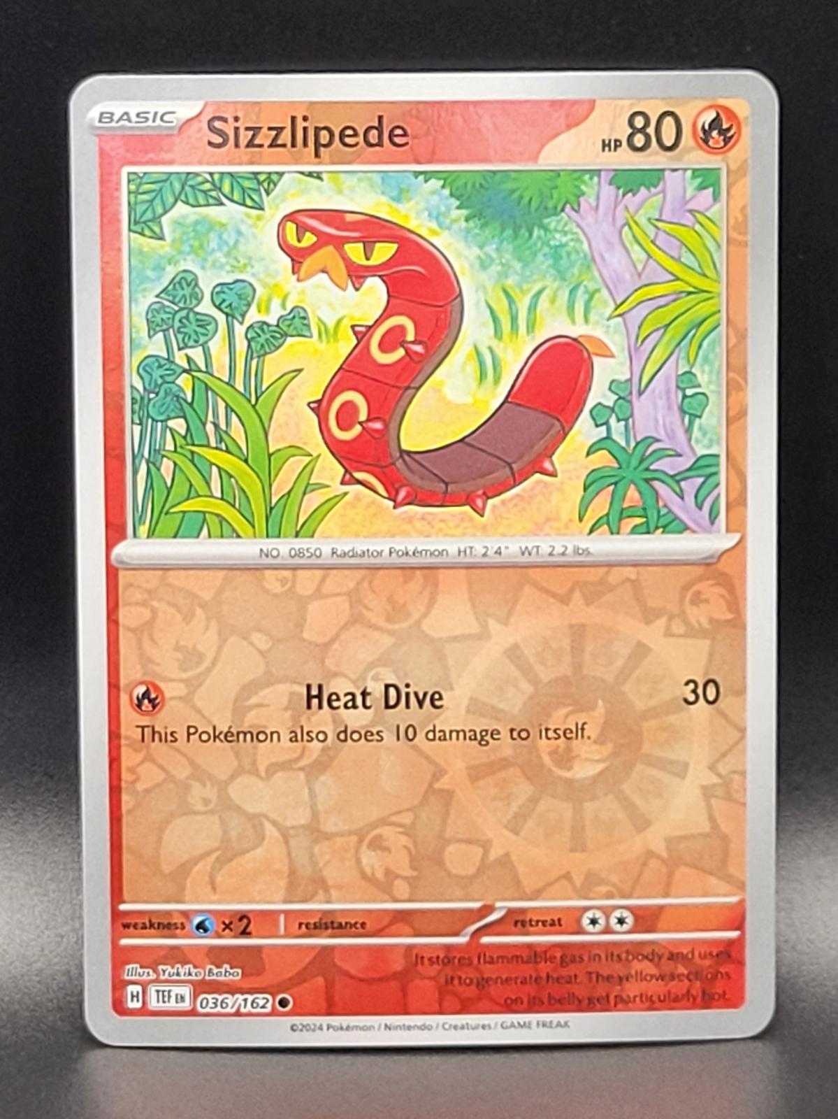 Sizzlipede [Reverse Holo] #36 Prices | Pokemon Temporal Forces ...
