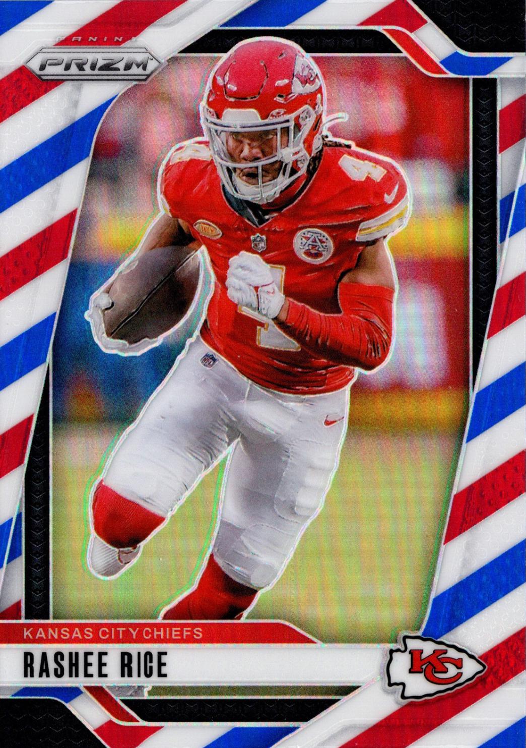 Rashee Rice [Red White Blue] #141 Prices | 2024 Panini Prizm | Football ...