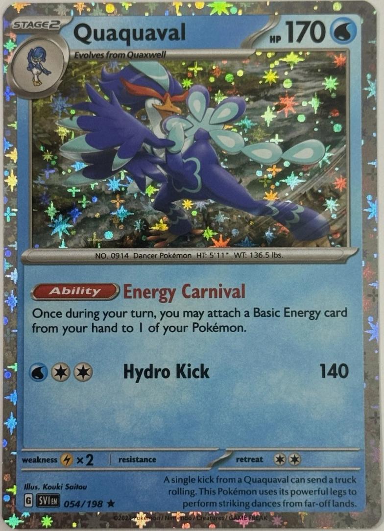 Quaquaval [Sparkle Holo] #54 Preise | Pokemon Scarlet & Violet ...