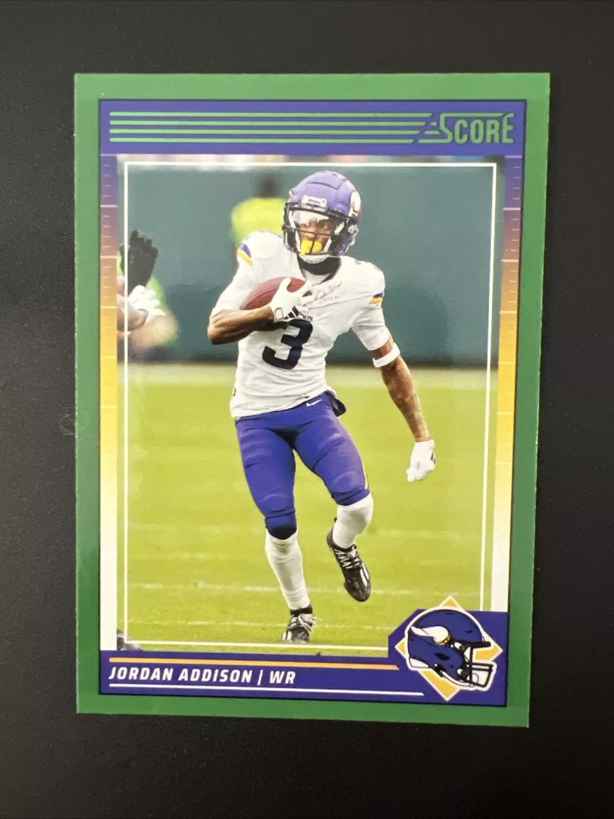 Jordan Addison [Green] #184 Prices | 2024 Panini Score | Football Cards
