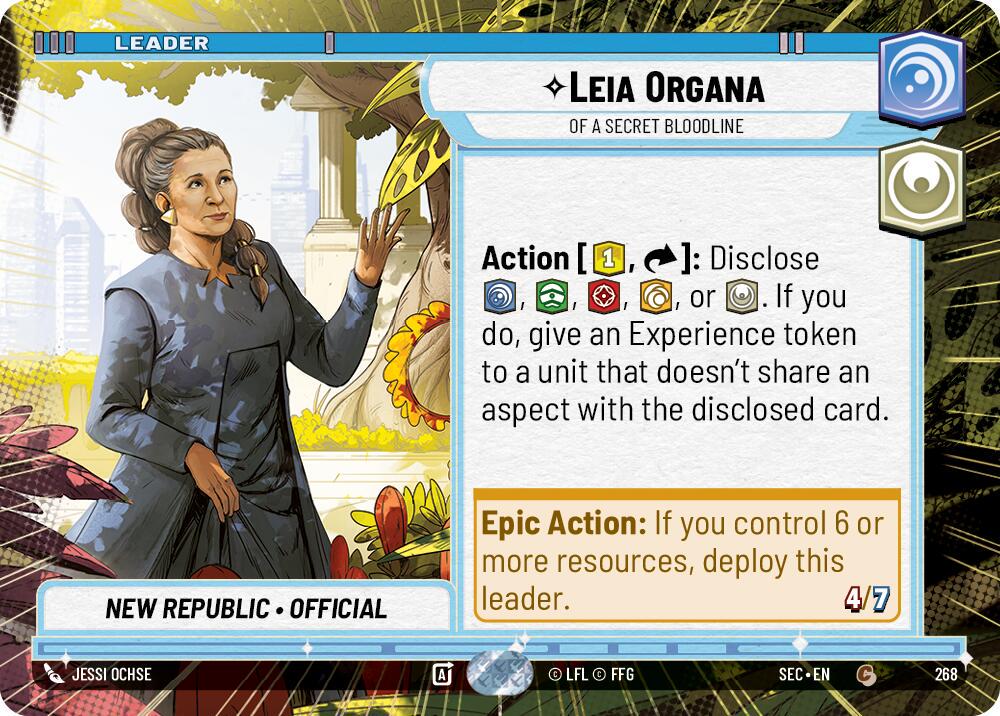 Leia Organa - Of A Secret Bloodline [Hyperspace] #268 Precios | Star ...