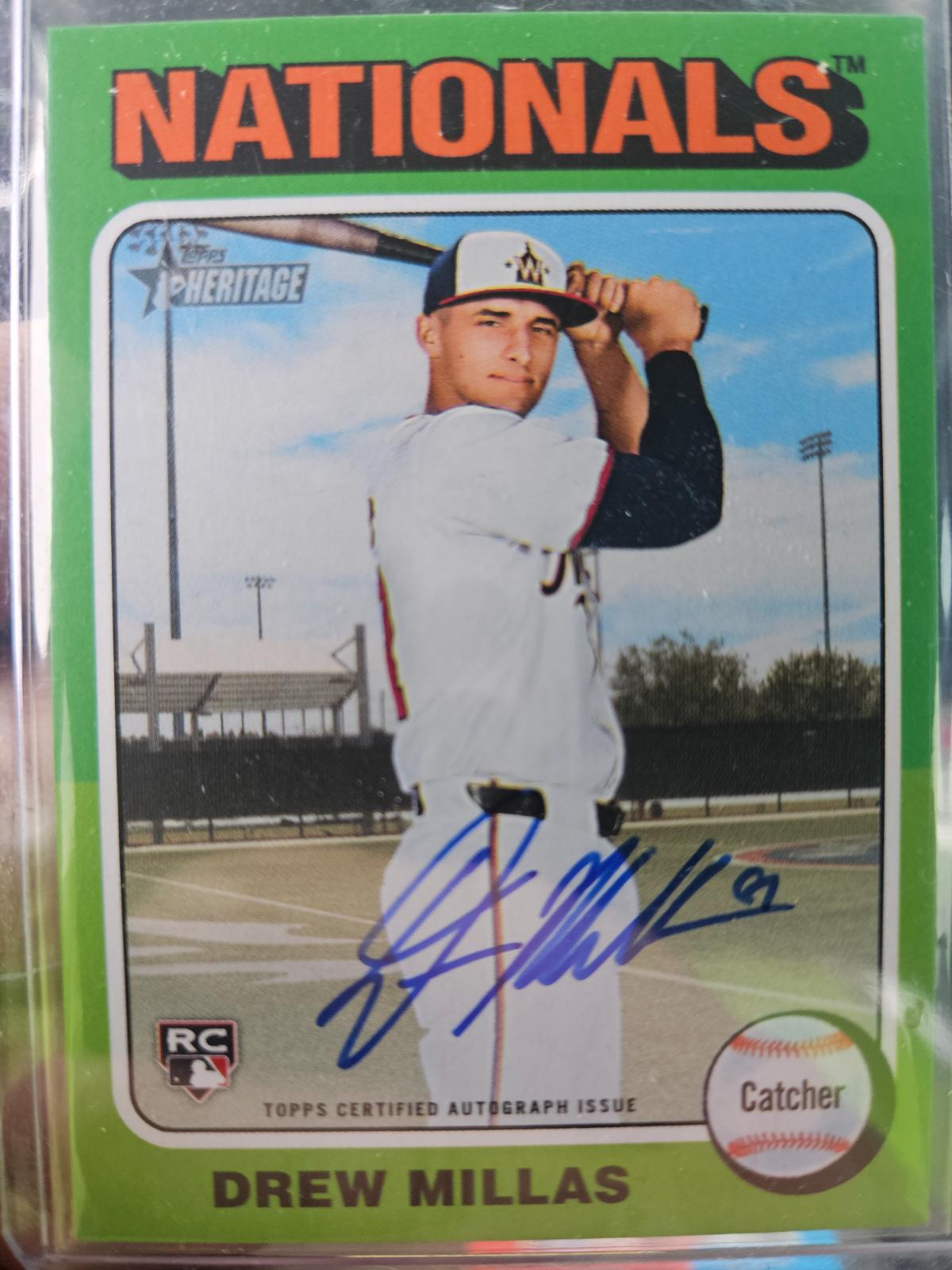 Drew Millas #ROA-DM Prices | 2024 Topps Heritage Real One Autograph | Baseball Cards