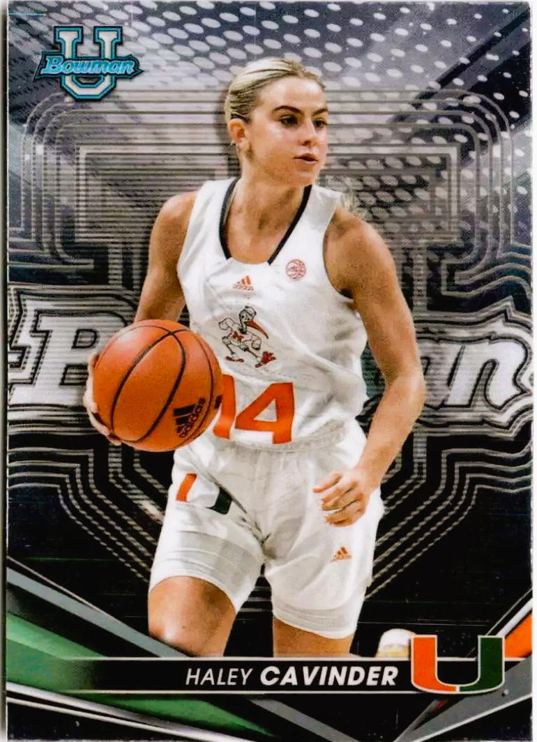 Haley Cavinder [Refractor] #13 Prices | 2022 Bowman University Best ...