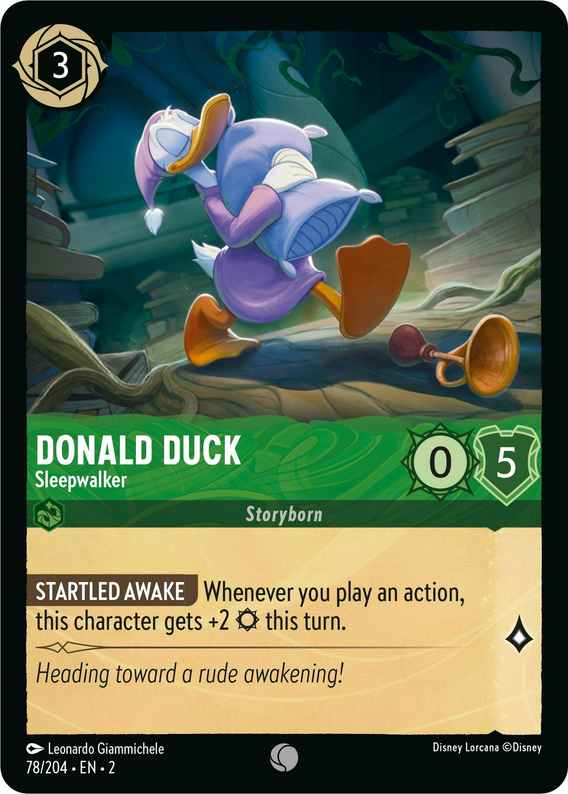 Donald Duck - Sleepwalker #78 Prices | Lorcana Rise of the Floodborn | Lorcana Cards
