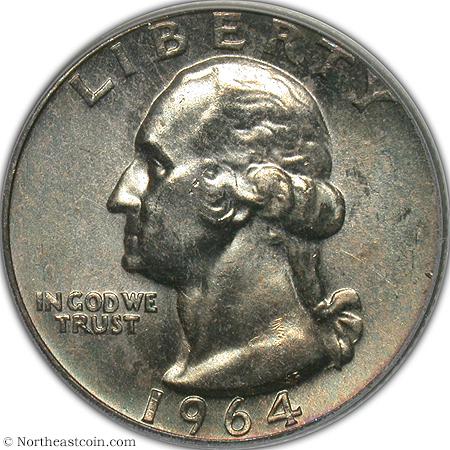 1964 [TYPE B FS-901] Washington Quarter Prices | Ungraded, NGC, PCGS Values