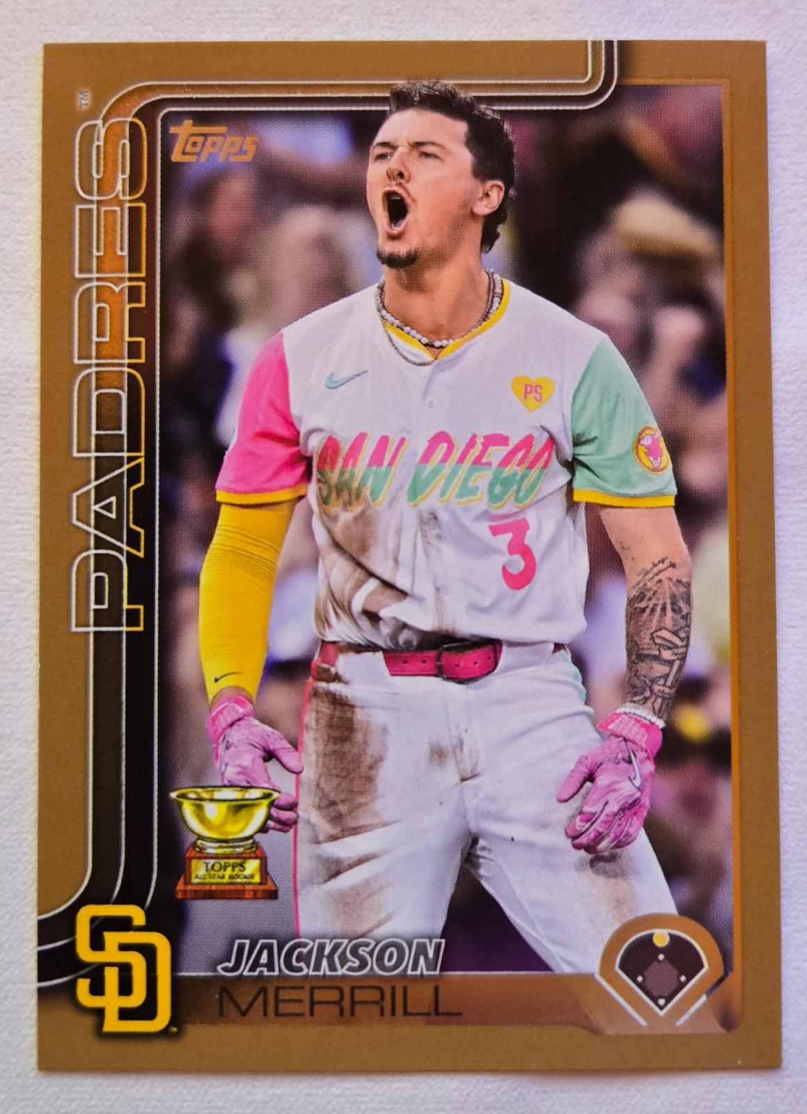 Jackson Merrill [Gold] #125 Prices [Rookie] | 2025 Topps | Baseball Cards