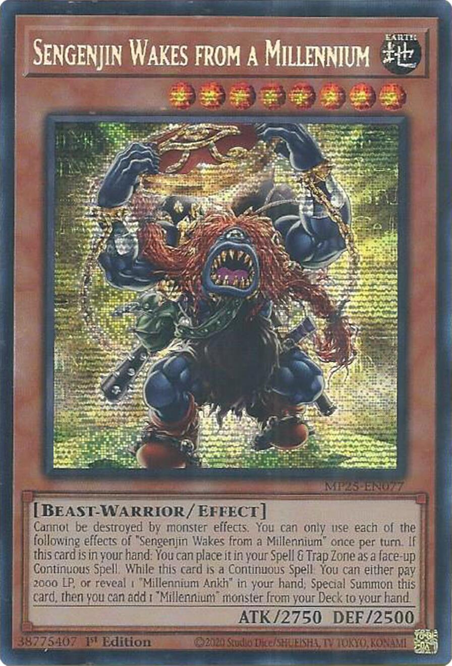 Sengenjin Wakes from a Millennium MP25-EN077 Prices | YuGiOh 2025 Mega ...