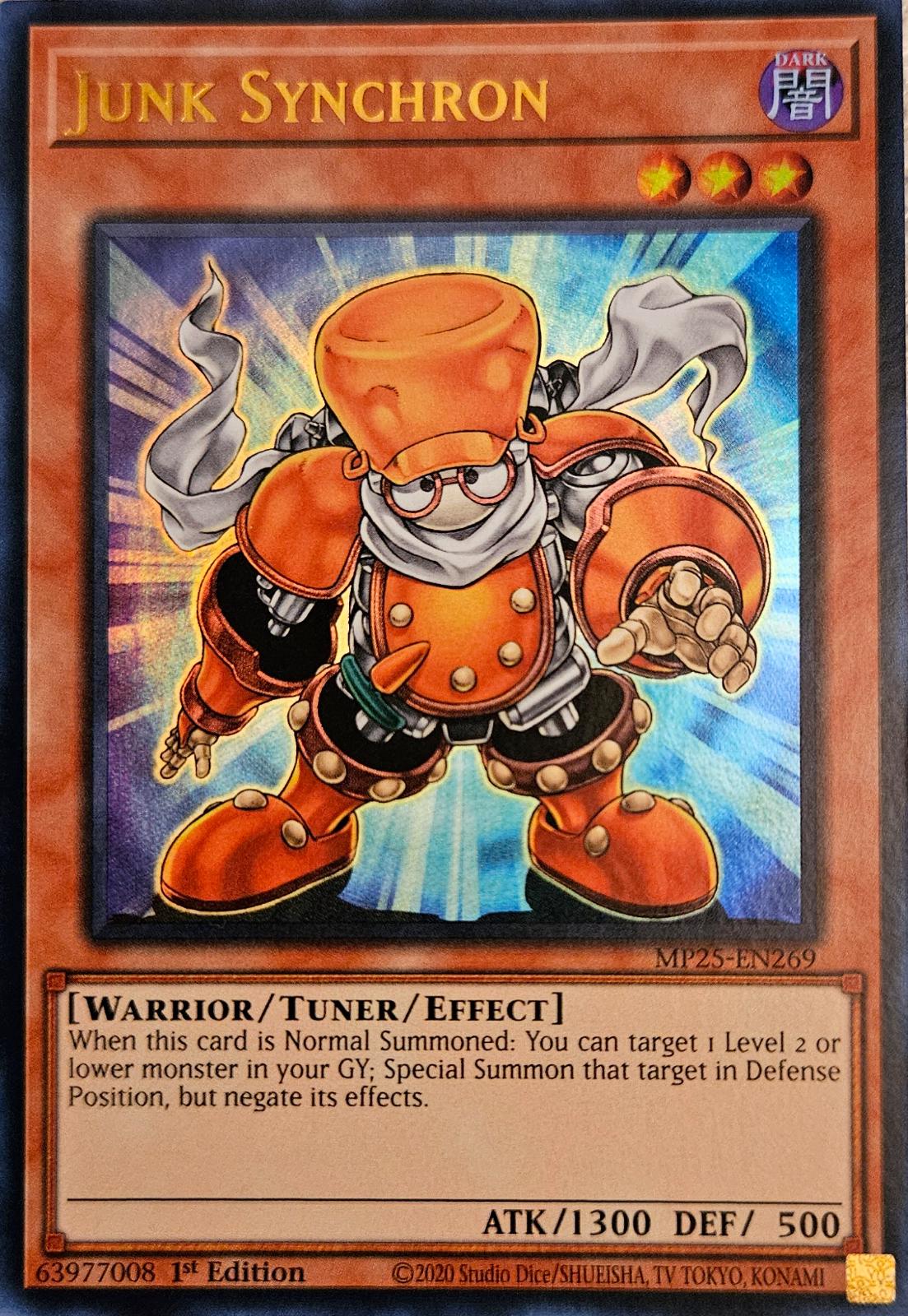 Junk Synchron MP25-EN269 Prices | YuGiOh 2025 Mega Pack Tin | YuGiOh Cards