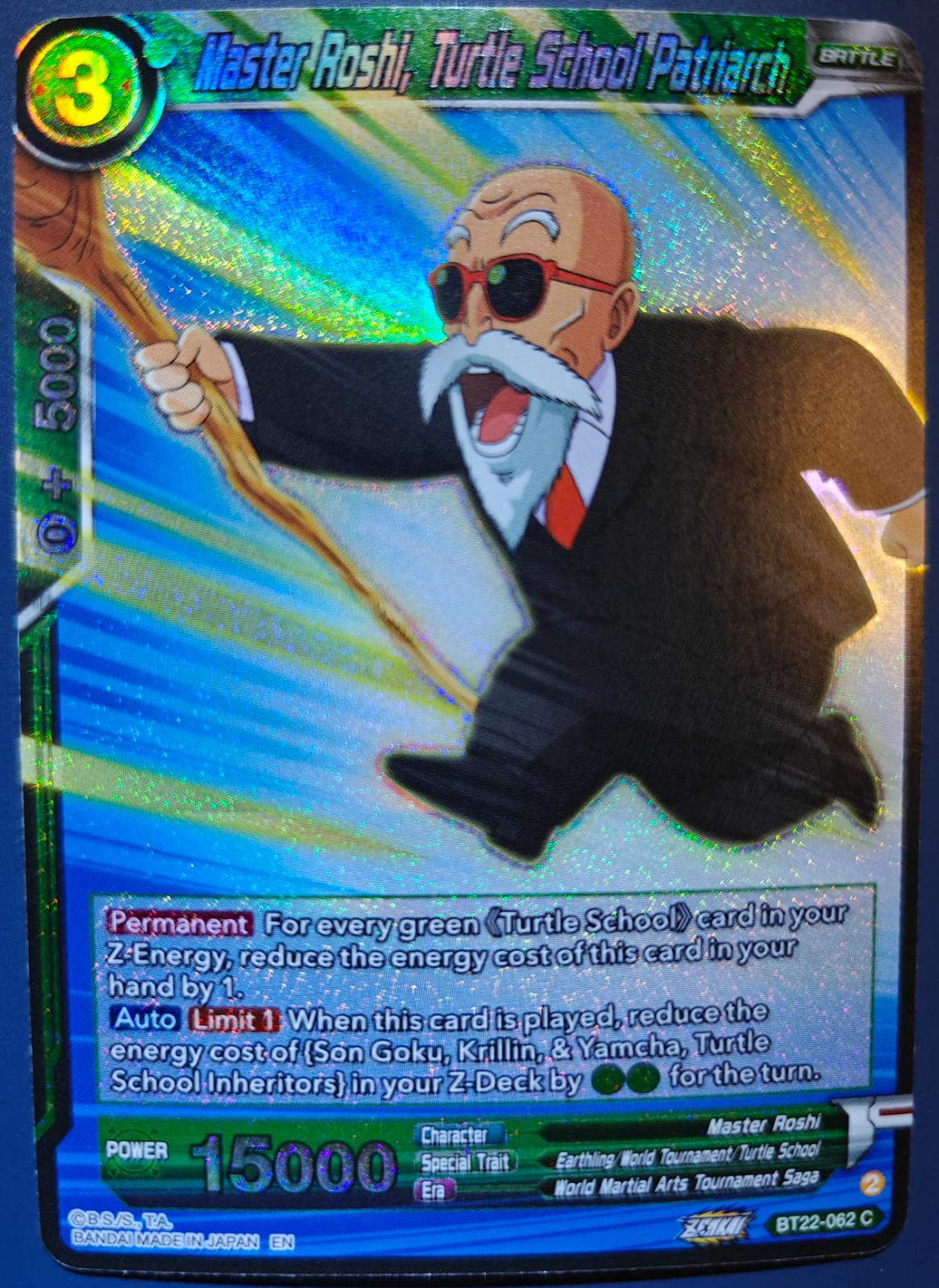Master Roshi, Turtle School Patriarch [Foil] BT22-062 Precios | Dragon ...