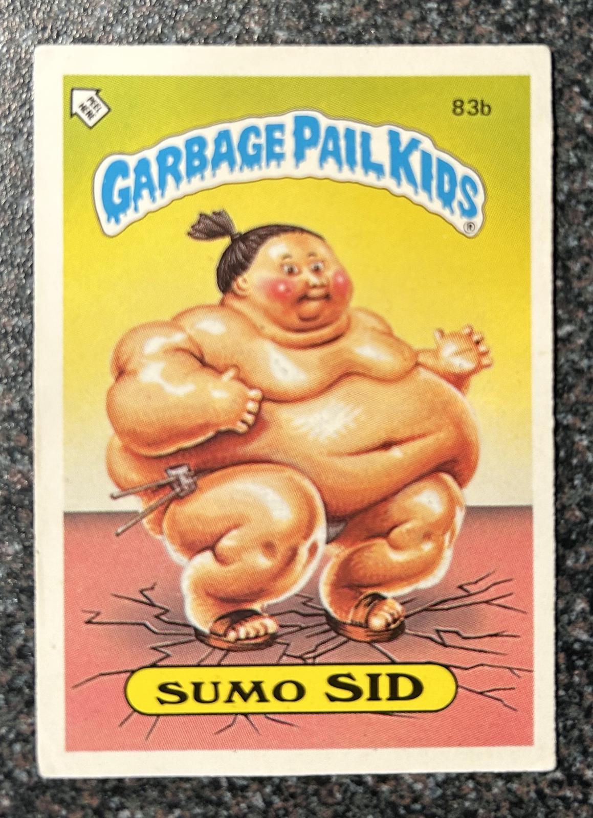 Sumo Sid #83B Prices | Garbage Pail Kids 1985 Mini | GPK Cards