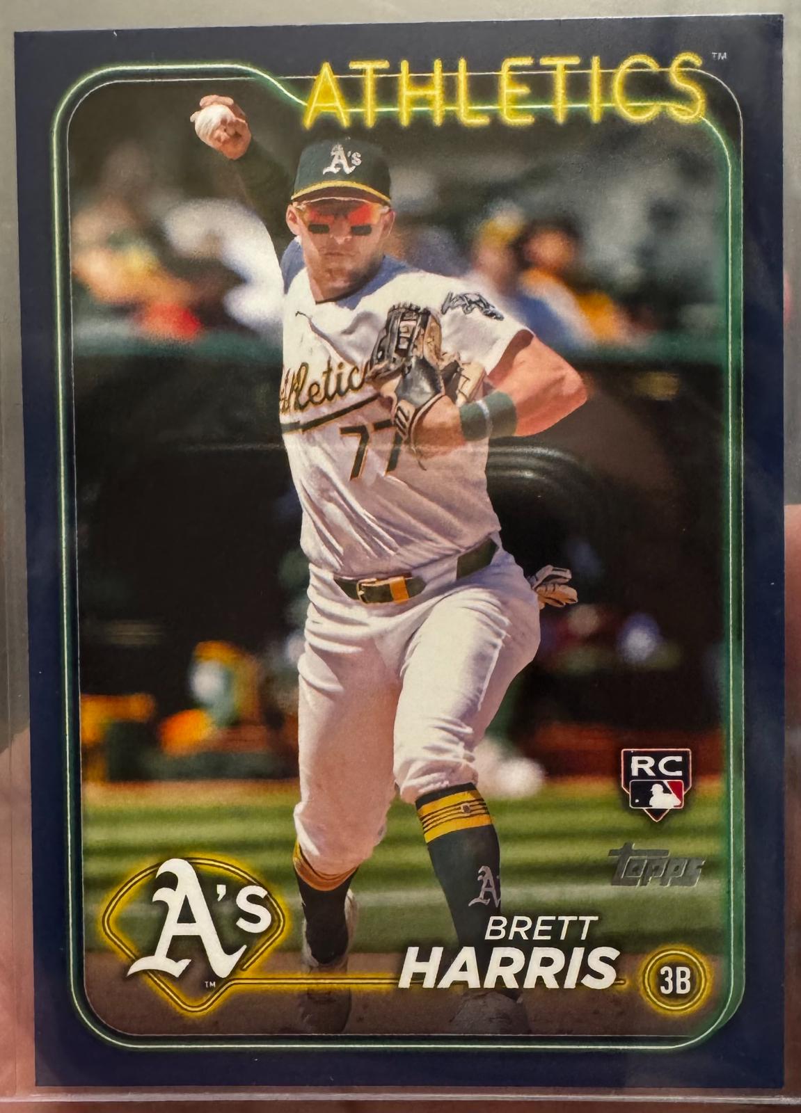 Brett Harris [Royal Blue] #US199 Prices [Rookie] | 2024 Topps Update ...