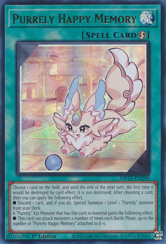 Purrely Happy Memory MP24-EN290 Prices | YuGiOh 25th Anniversary Tin ...