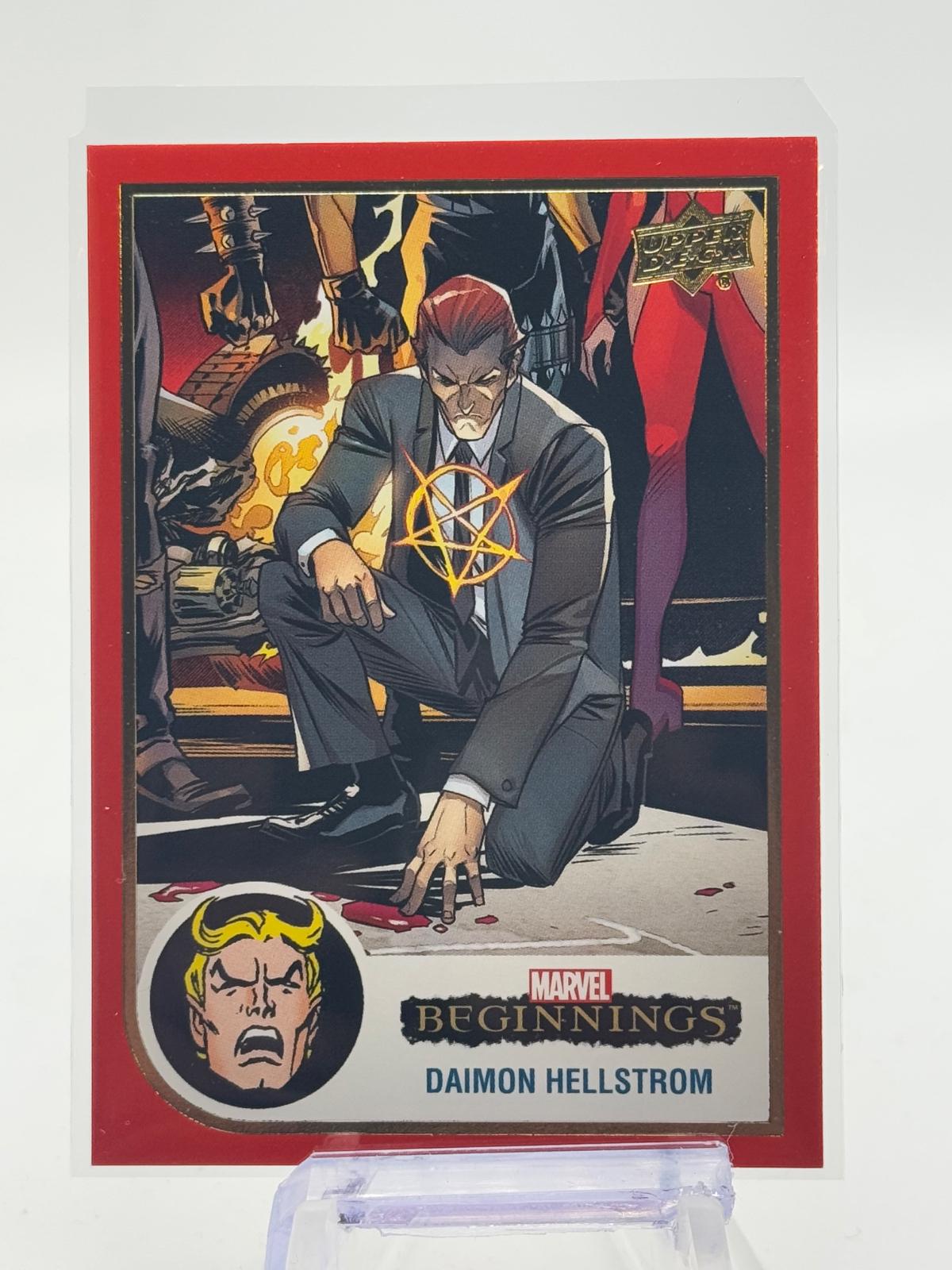 Daimon Hellstrom [Red] #64 Prices | Marvel 2022 Beginnings: Vol 2: Series 1 | Marvel Cards
