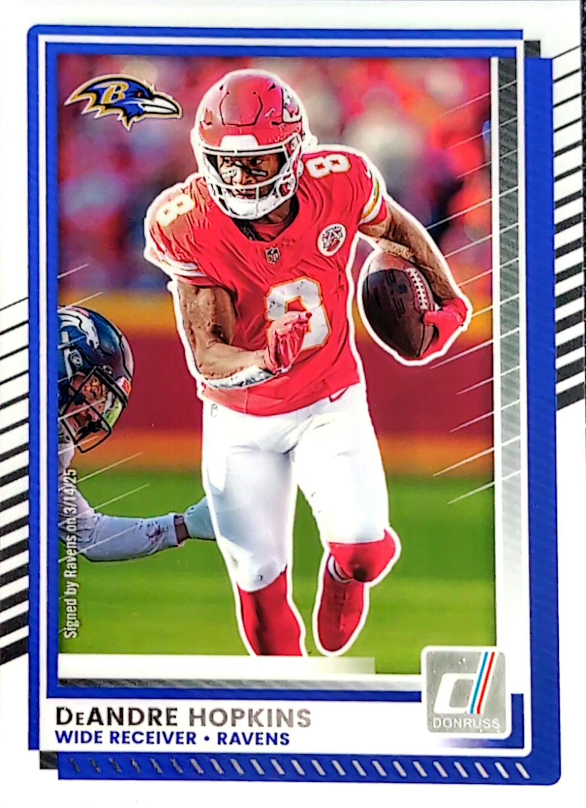 DeAndre Hopkins #244 Prices | 2025 Panini Donruss | Football Cards