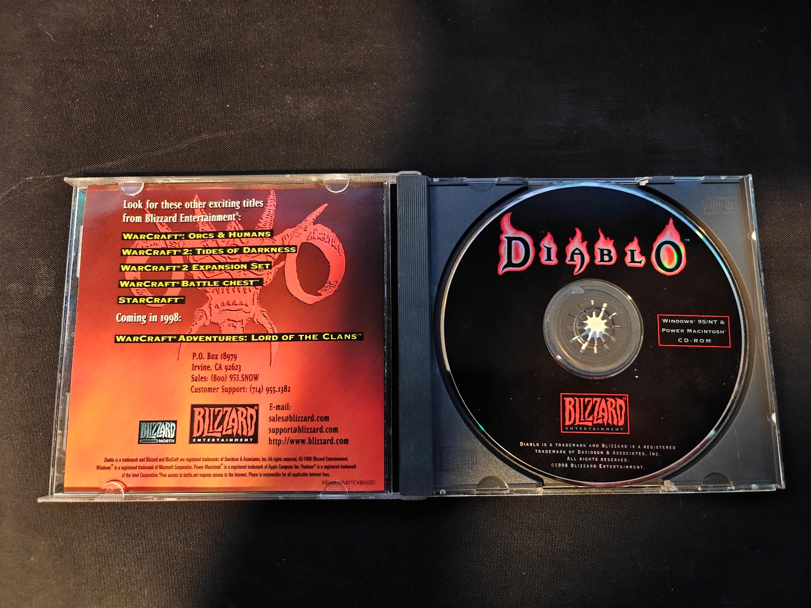 Diablo | Item, Box, and Manual | PC Games