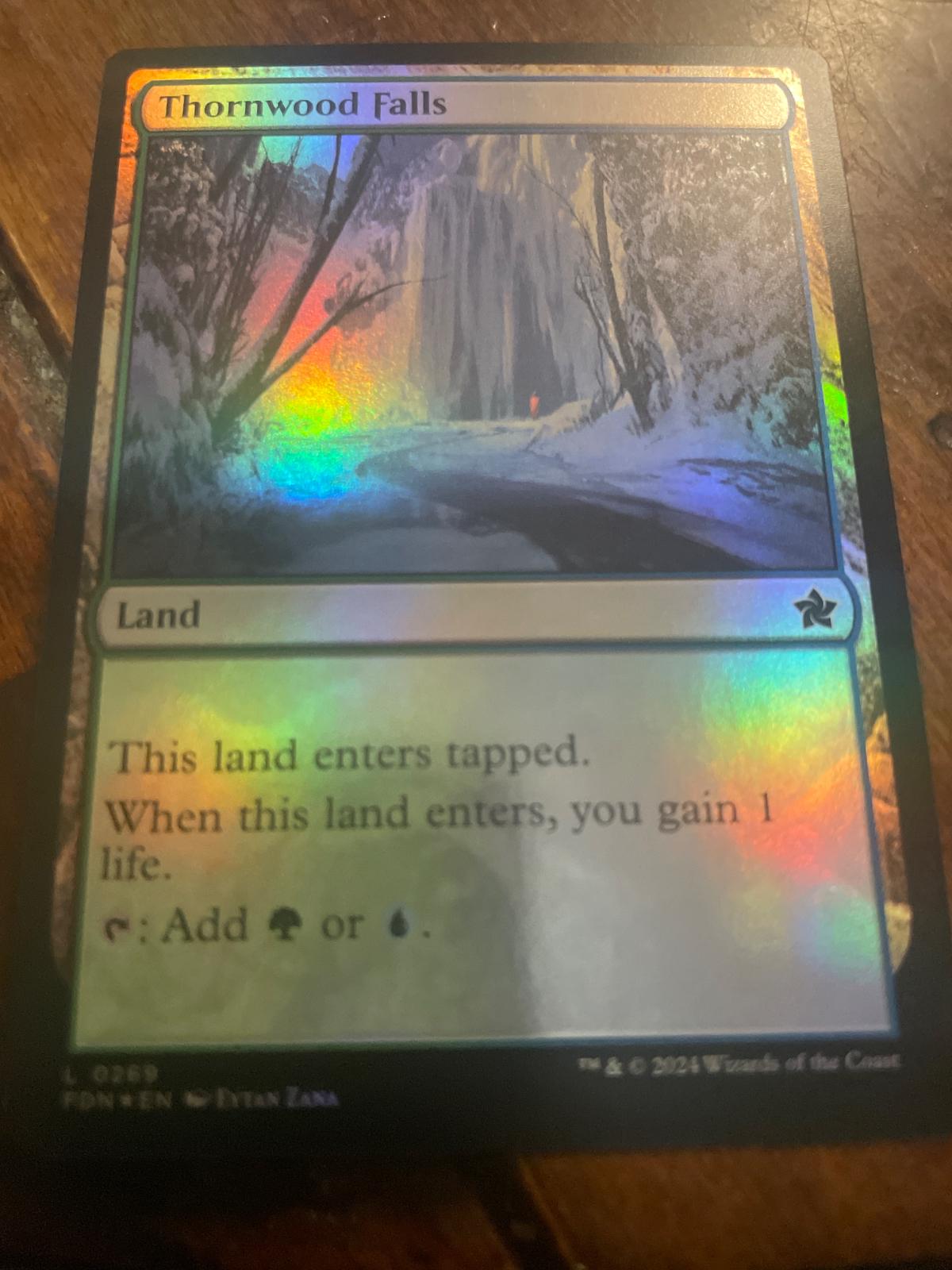 Thornwood Falls [Foil] #269 Prices | Magic Foundations | Magic Cards