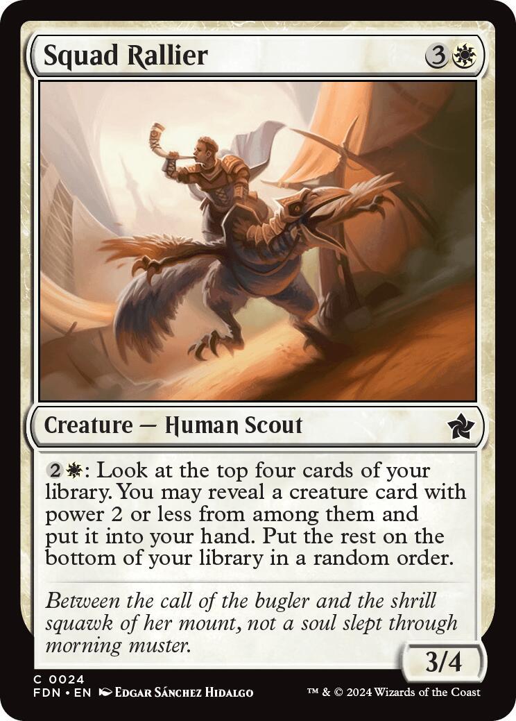 Squad Rallier #24 Prices | Magic Foundations | Magic Cards