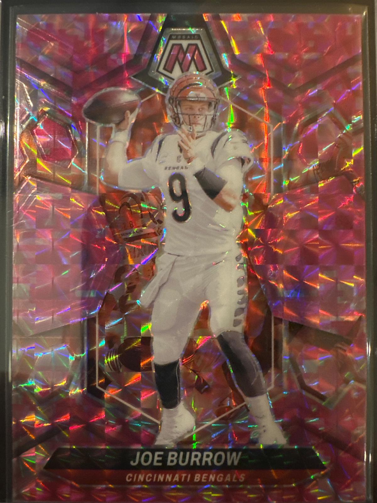 Joe Burrow [Camo Pink] #43 Prices | 2024 Panini Mosaic | Football Cards
