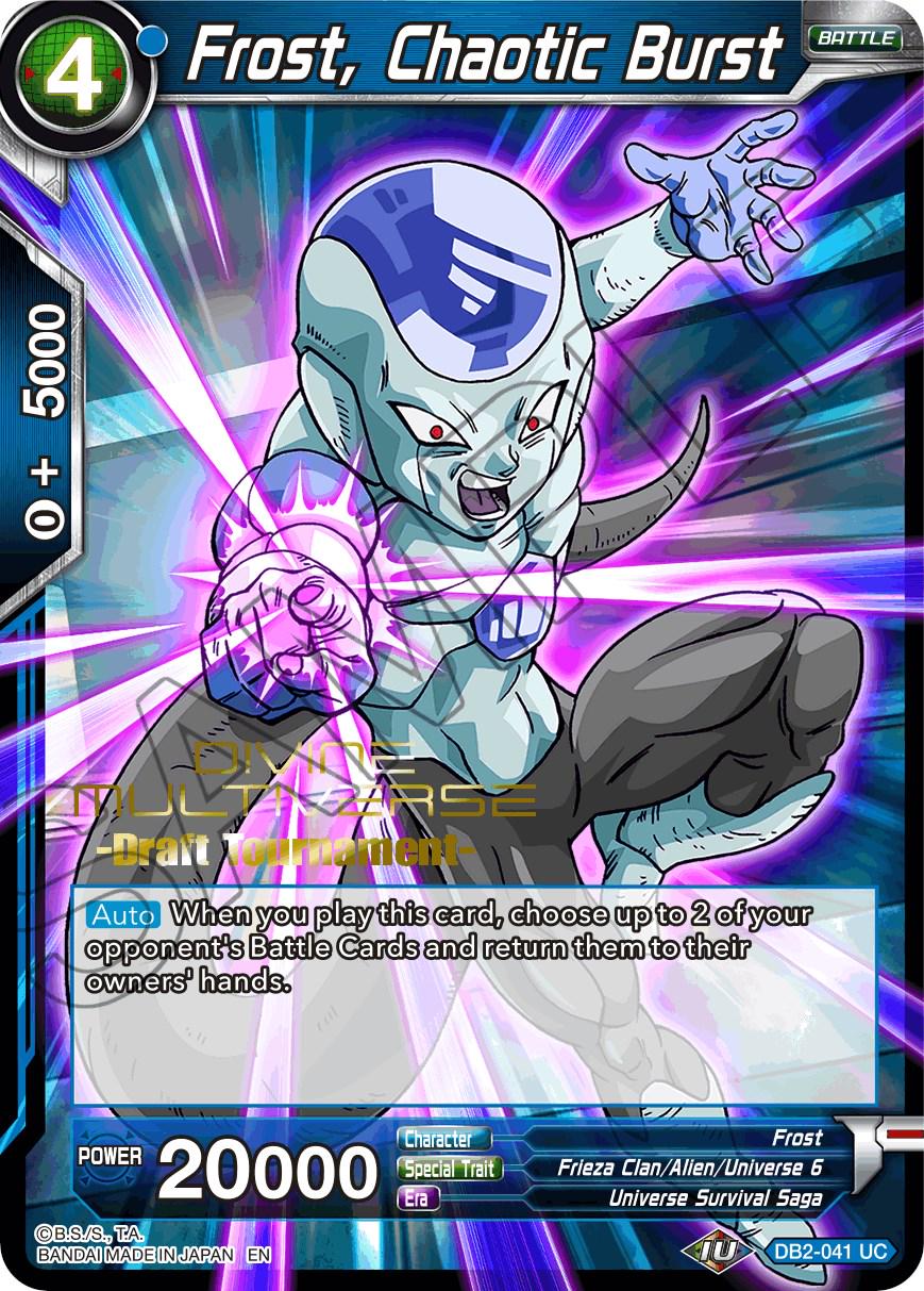 Frost, Chaotic Burst DB2-041 Prices | Dragon Ball Super Divine ...