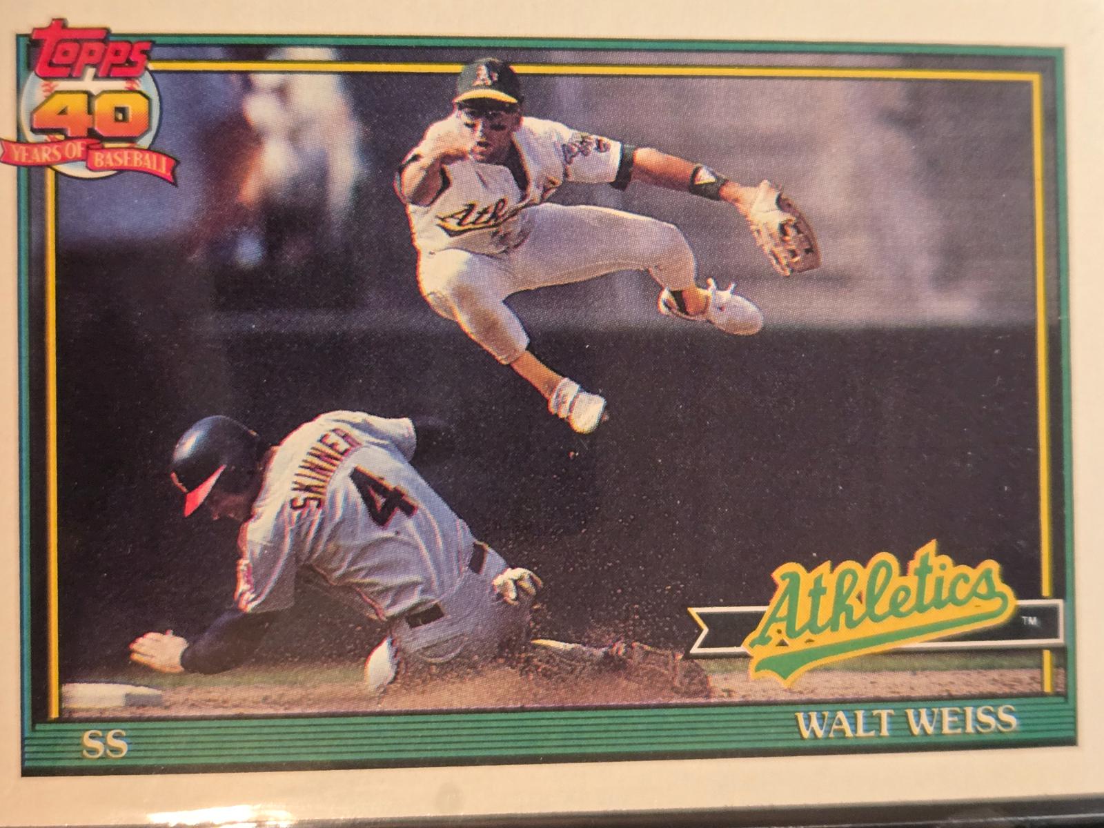Walt Weiss #455 Prices | 1991 Topps | Baseball Cards