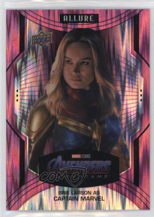 Brie Larson As Captain Marvel [Pink] #150 Prices | Marvel 2022 Allure ...