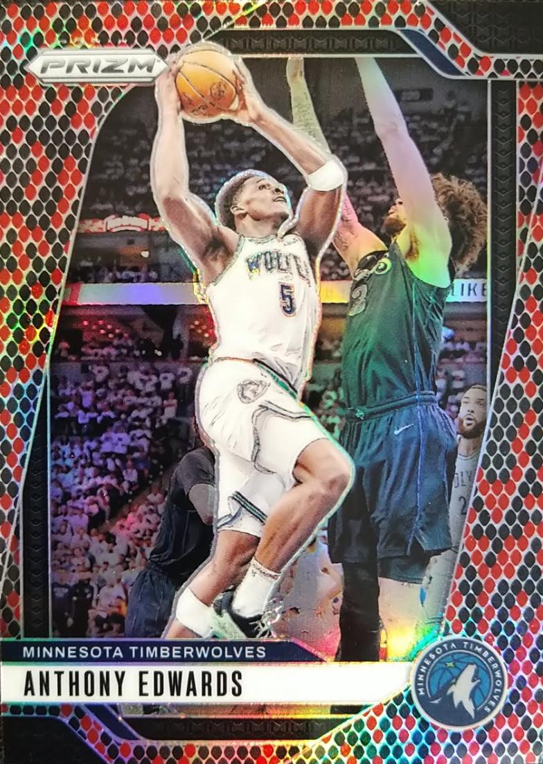 Anthony Edwards [Snakeskin] #100 Prices | 2024 Panini Prizm ...