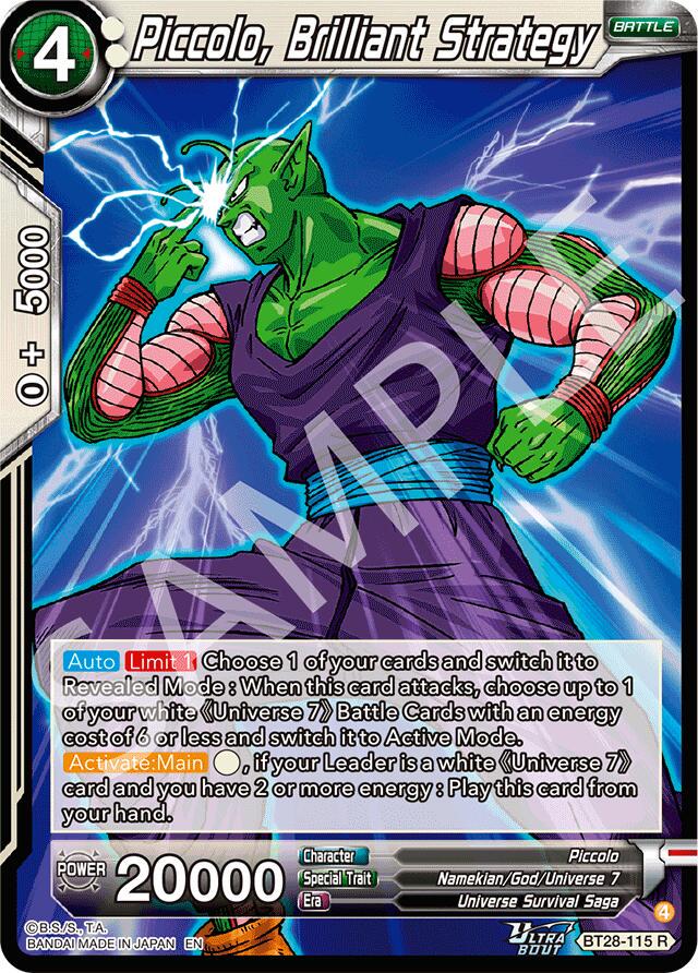Piccolo, Brilliant Strategy BT28-115 Prices | Dragon Ball Super ...