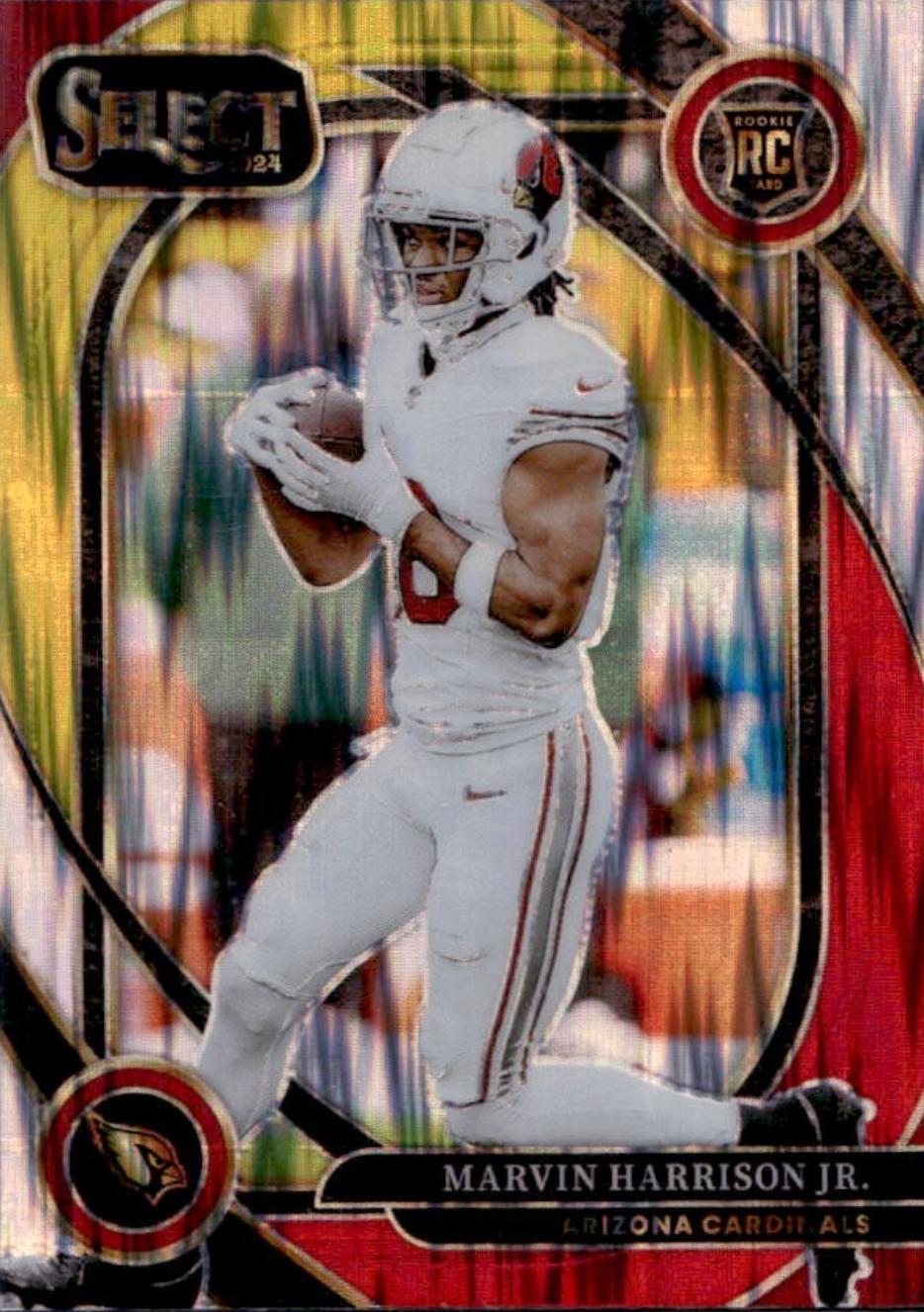 Marvin Harrison Jr. [Red Yellow Prizm Shock] #219 Prices | 2024 Panini ...