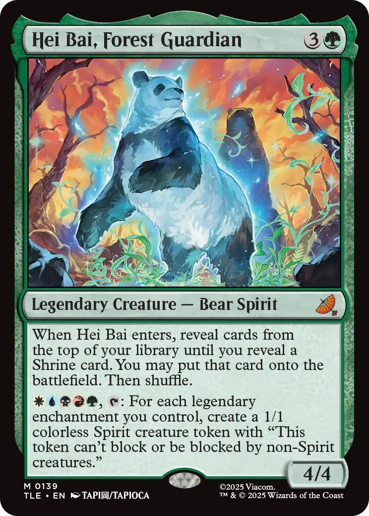 Hei Bai, Forest Guardian #139 Prices | Magic Avatar: The Last Airbender Eternal | Magic Cards