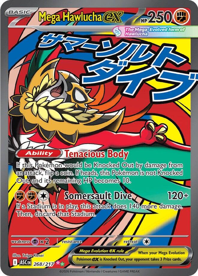 Mega Hawlucha ex #268 Prices | Pokemon Ascended Heroes | Pokemon Cards