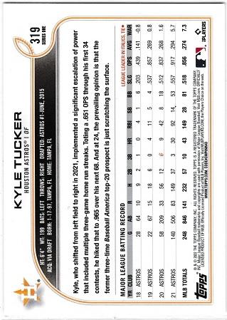 Kyle Tucker #319 Prices | 2022 Topps | Baseball Cards