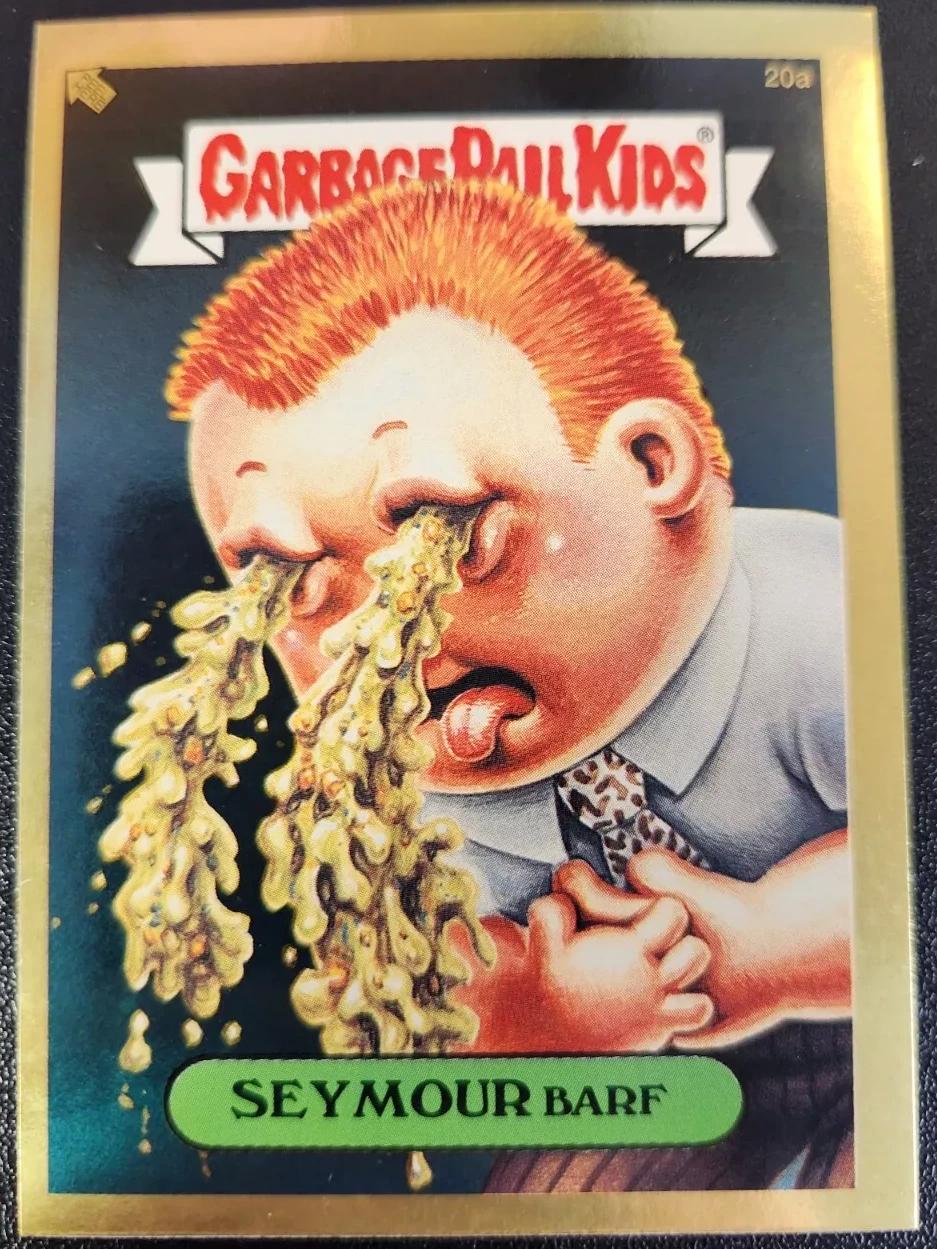 Seymour Barf [Gold Foil] #20A Prices | 2004 Garbage Pail Kids | GPK Cards