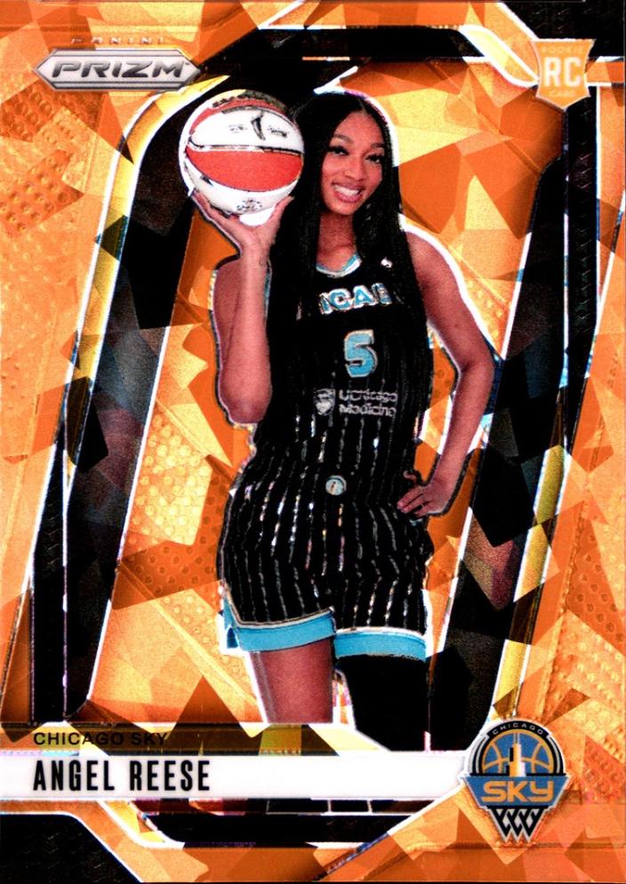Angel Reese [Orange Ice] #147 Prices | 2024 Panini Prizm WNBA ...