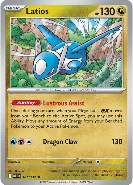 Latios #101 Prices | Pokemon Mega Evolution | Pokemon Cards