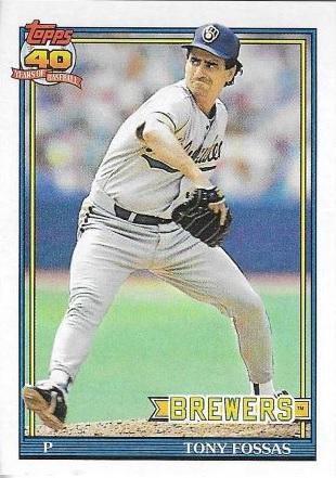 Tony Fossas #747 Prices | 1991 Topps | Baseball Cards