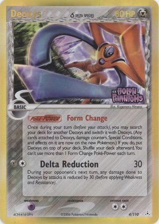 Deoxys [Defense] [Reverse Holo] #4 Prices | Pokemon Holon Phantoms ...