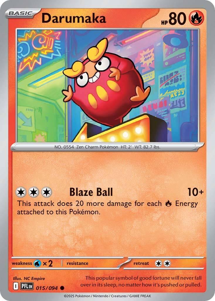Darumaka #15 Prices | Pokemon Phantasmal Flames | Pokemon Cards