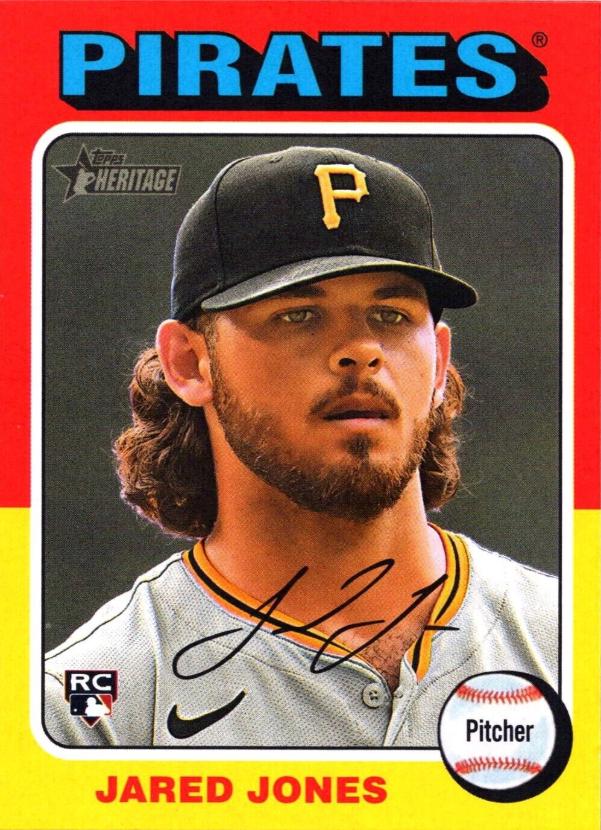 Jared Jones #675 Prices [Rookie] | 2024 Topps Heritage | Baseball Cards