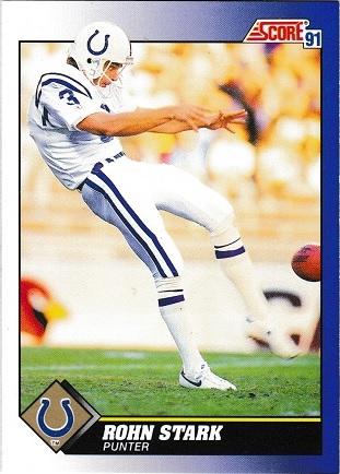 Rohn Stark #3 Prices | 1991 Score | Football Cards