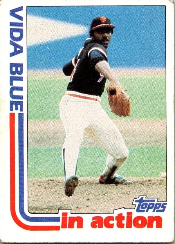 Vida Blue [In Action] #431 Prices | 1982 Topps | Baseball Cards