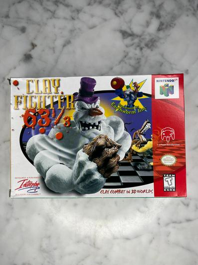 Clay Fighter 63 1/3 | Item, Box, and Manual | Nintendo 64