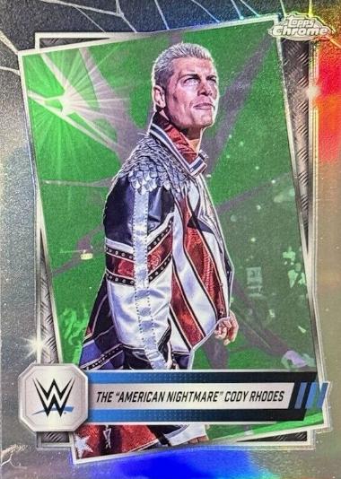 The American Nightmare Cody Rhodes [Neon Green Black Refractor] #1 ...