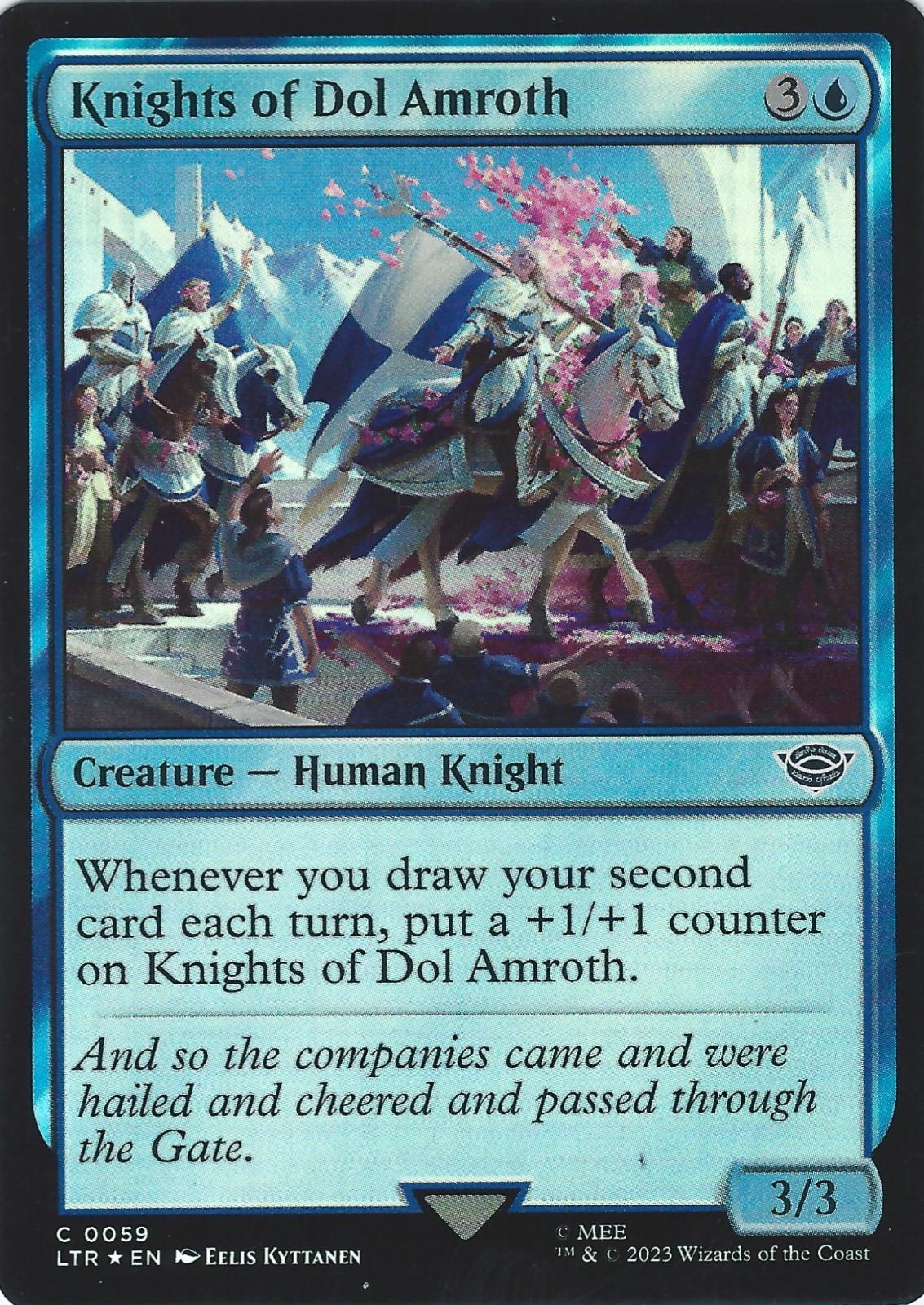 Knights of Dol Amroth [Foil] #59 Prices | Magic Lord of the Rings ...