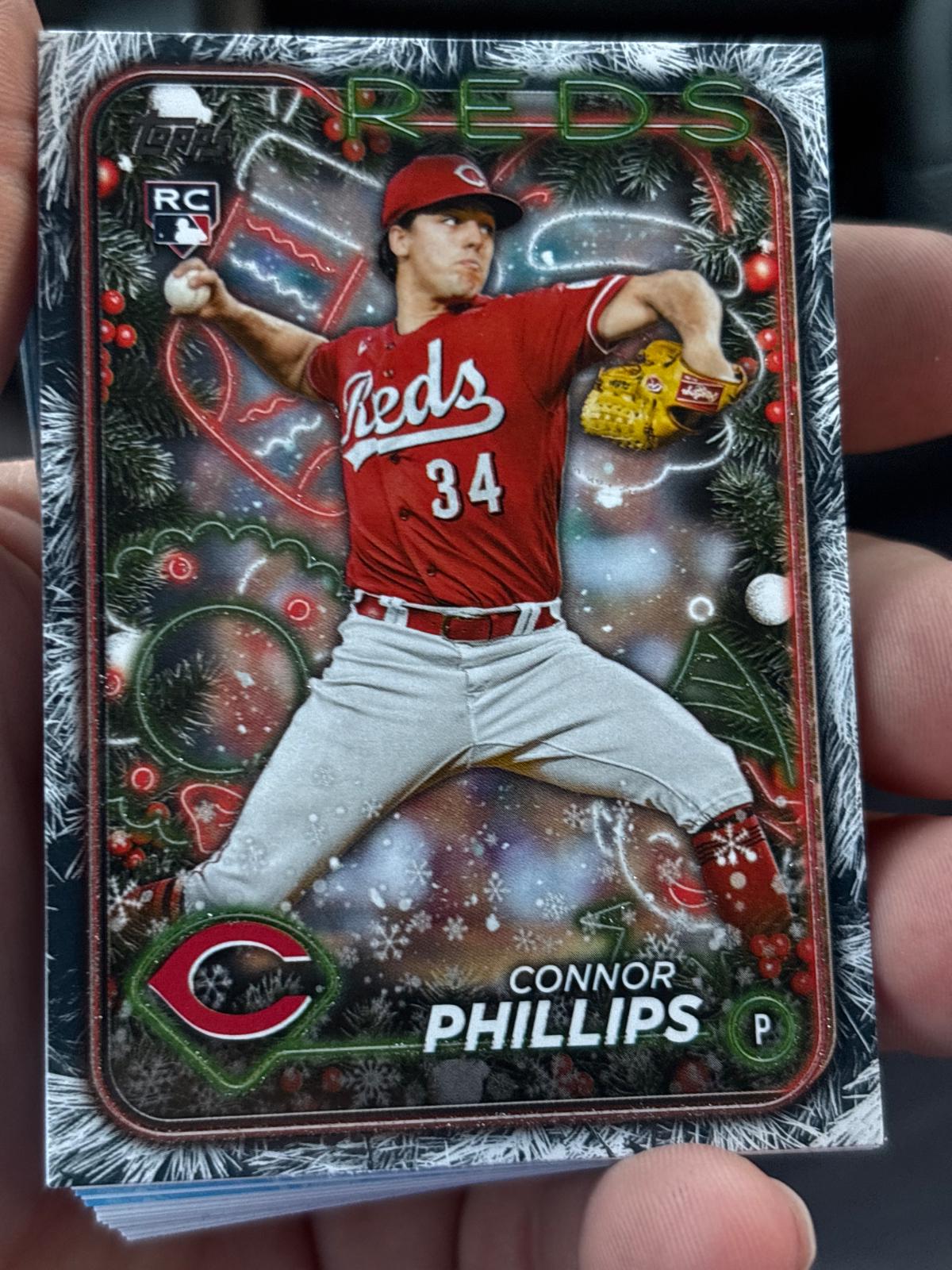 Connor Phillips [Holiday Tree] #H198 Prices | 2024 Topps Holiday ...