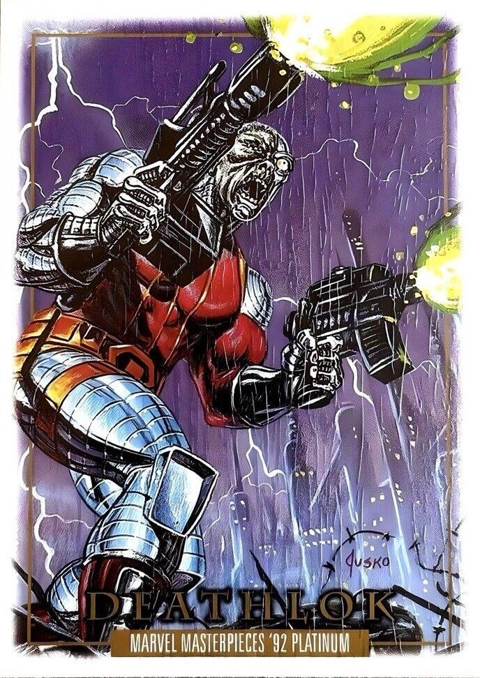Deathlok [Wood] #28 Prices | Marvel 2024 SkyBox Masterpieces ’92 ...